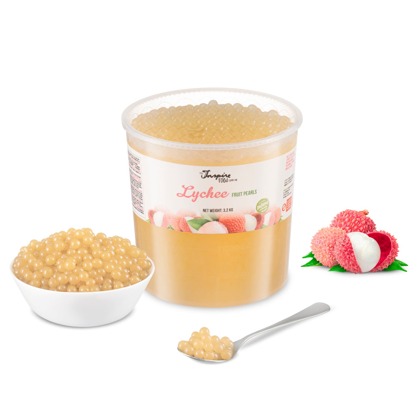 Case of 4 x 3.2kg Lychee Popping Fruit Pearls for Boba Bubble Tea – The ...
